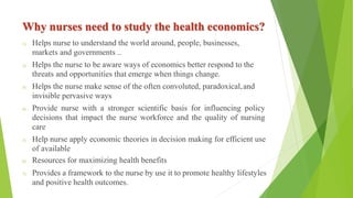 Basic and key concepts related to health care economics.pptx