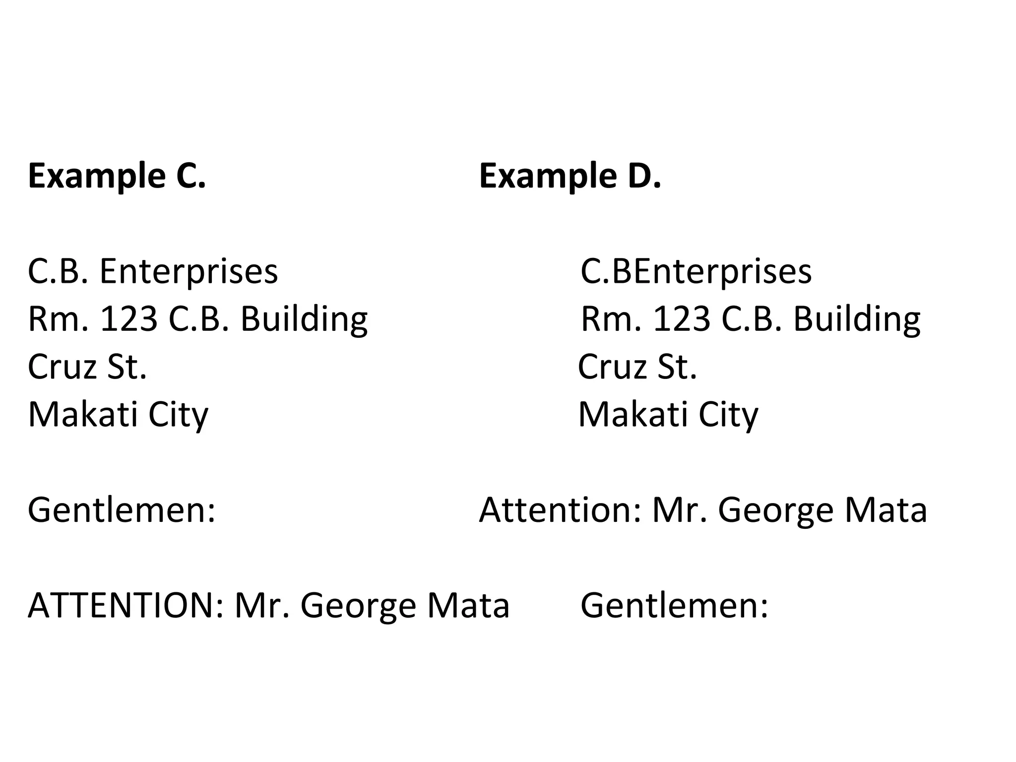 Basic and miscellaneous parts of business letter | PPT