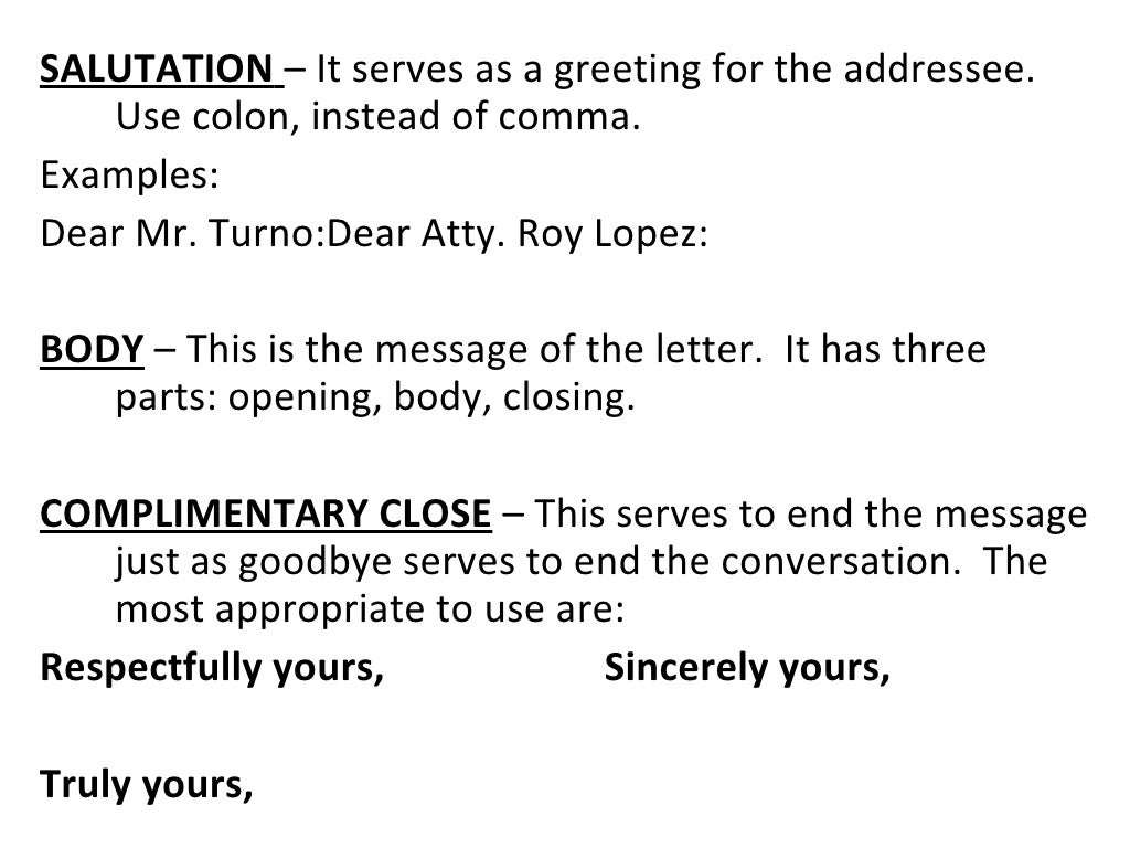 Basic And Miscellaneous Parts Of Business Letter basic-and-miscellaneous-parts-of-business-letter