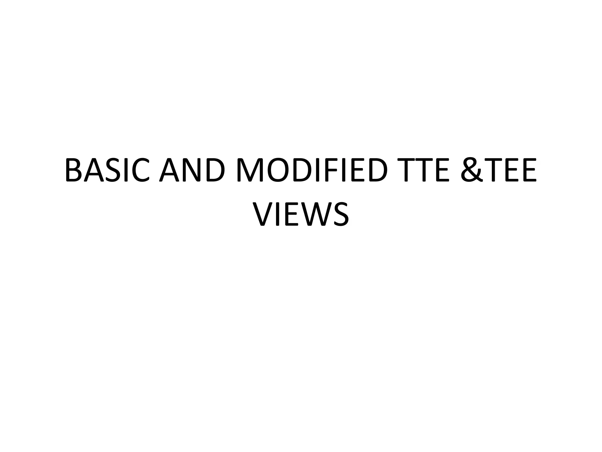 TEE VIEWS | PPT