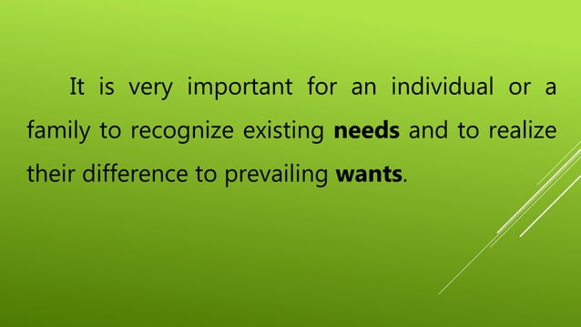 Basic and Social Needs of the Family | PPTX | Home Improvement | Home ...