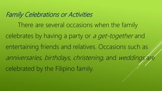 Basic and Social Needs of the Family | PPT