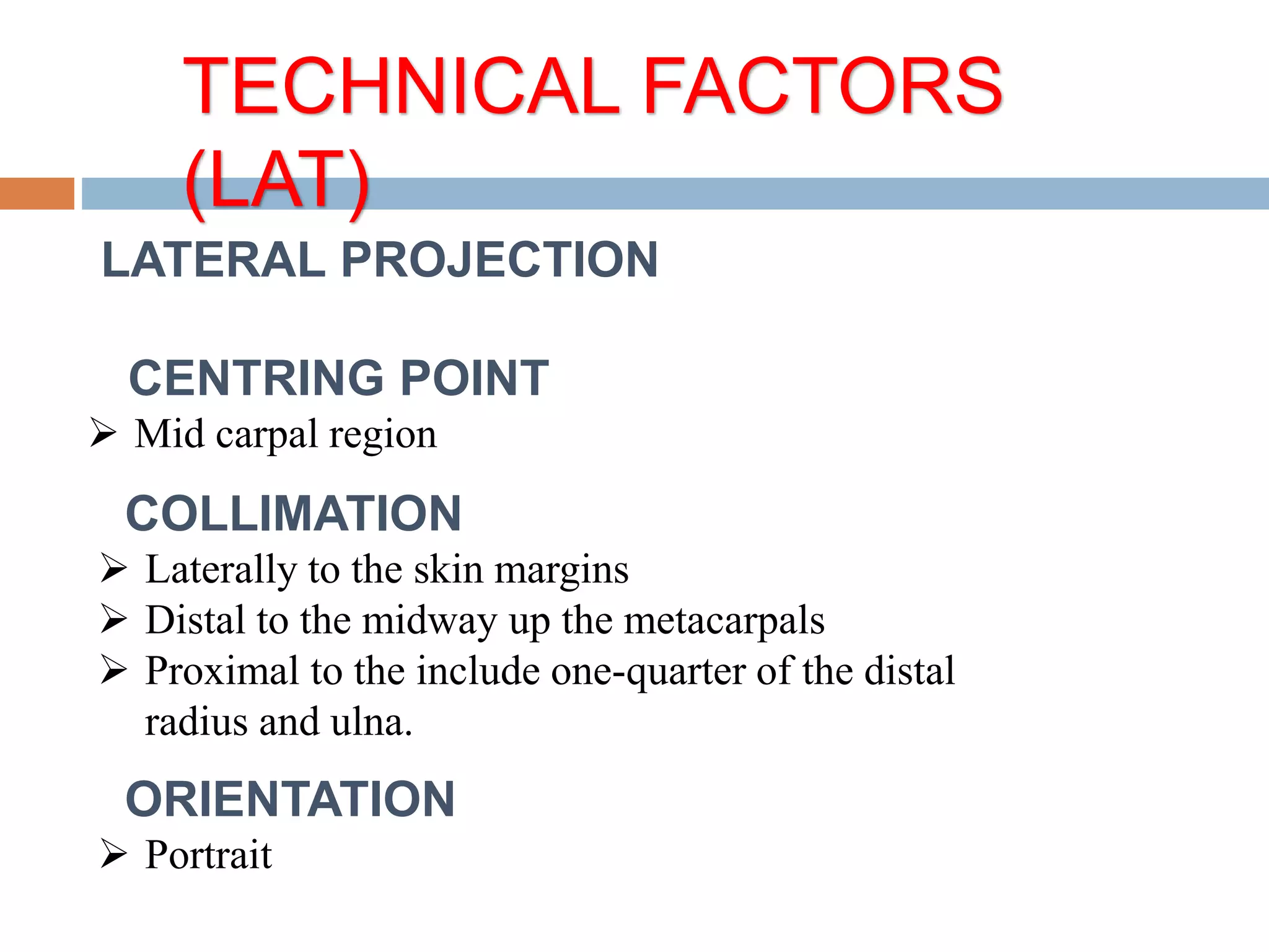 Basic and supplementary projections of thumb and scaphoid | PPTX