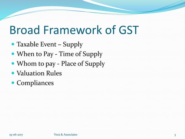 Basic of GST | PPT
