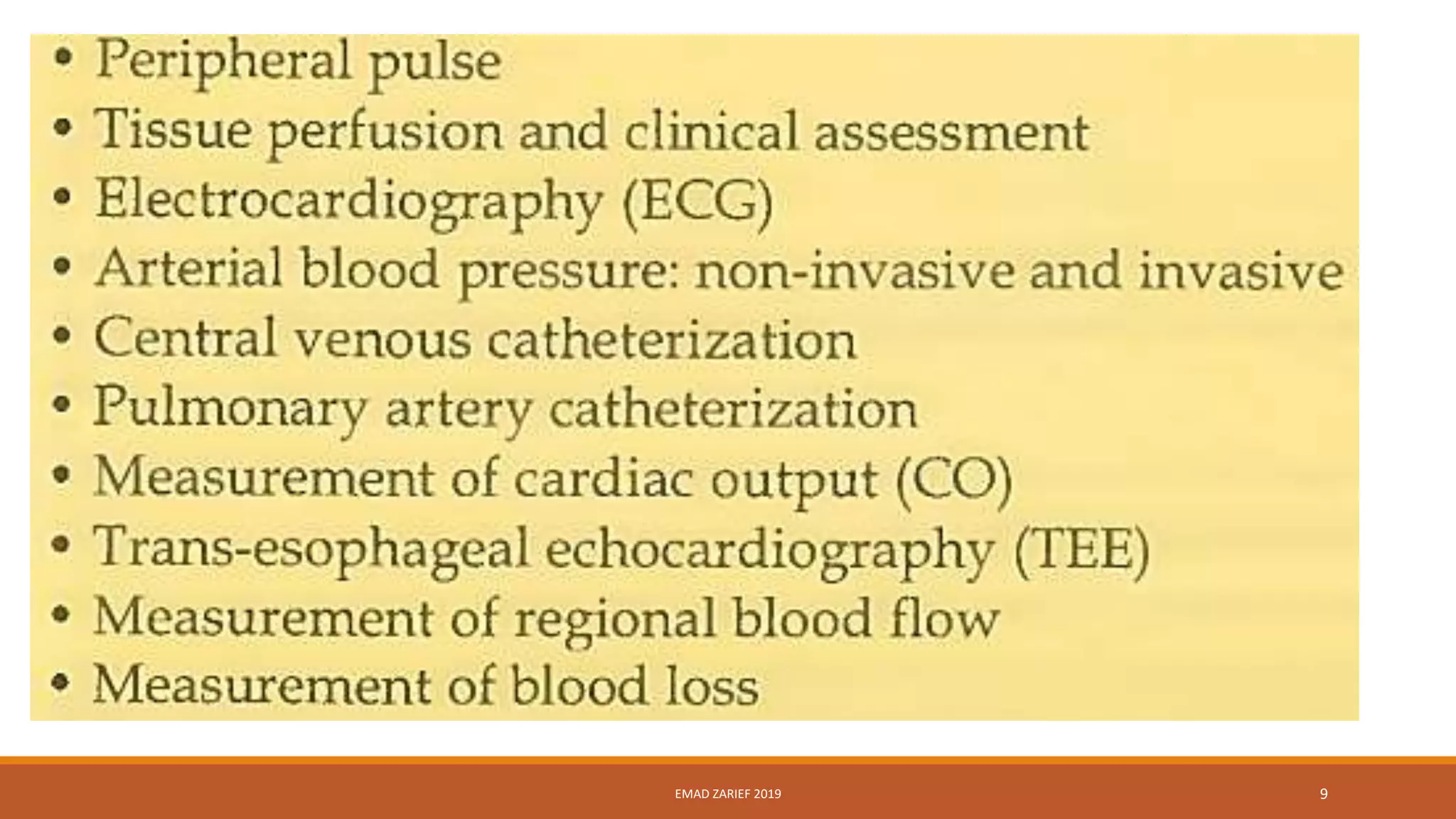 Basic anesthesia monitoring- Emad Zarief | PDF