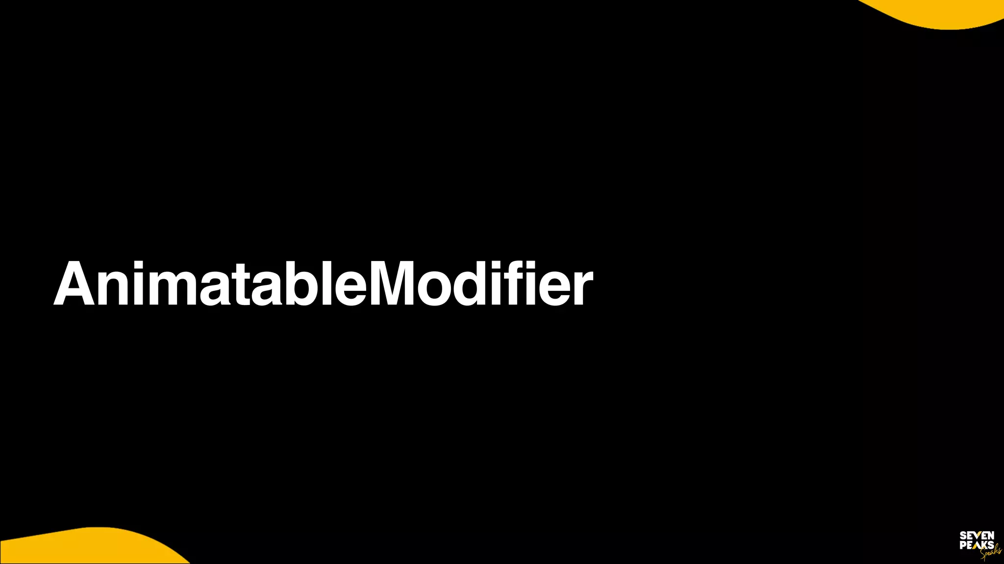 SwiftUI Animation - The basic overview | PPT