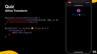 SwiftUI Animation - The basic overview | PPT
