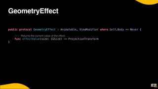 SwiftUI Animation - The basic overview | PPT | Free Download