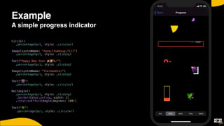 SwiftUI Animation - The basic overview | PPT