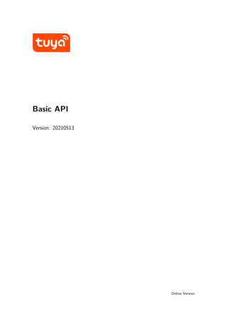 Basic API_Tuya Smart_API Products1111.pdf