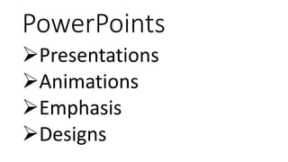 Basic Computer Application Skills | PPT