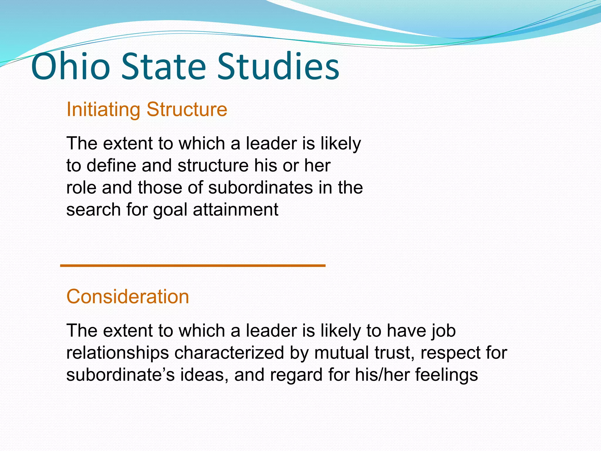 Basic approaches to leadership mz 03 | PPTX