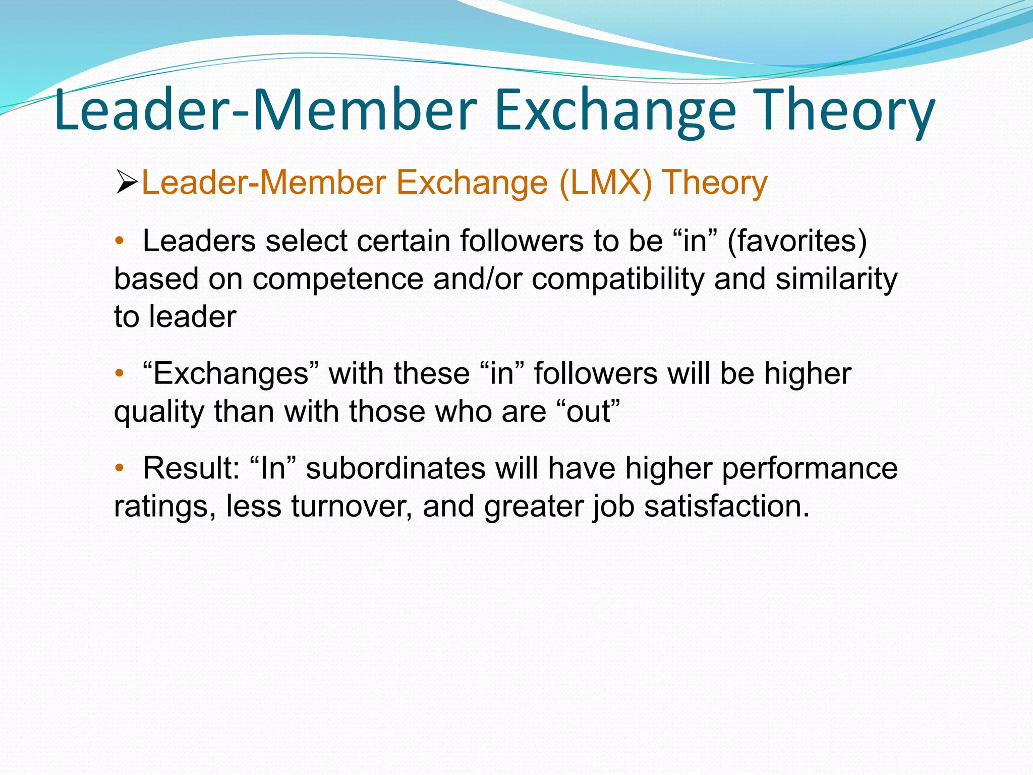 Basic approaches to leadership mz 03 | PPTX