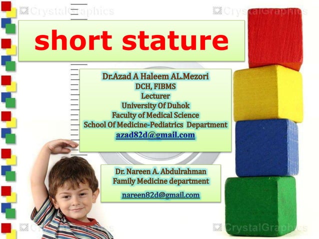 Basic approach on short stature in children | PPTX | Endocrine and ...