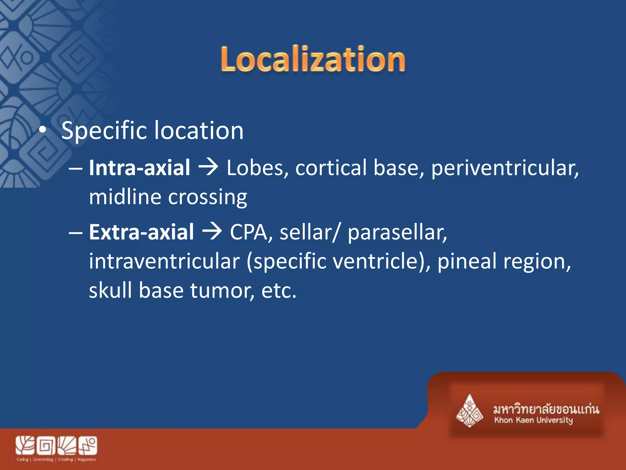 Basic approach to brain tumor | PPTX
