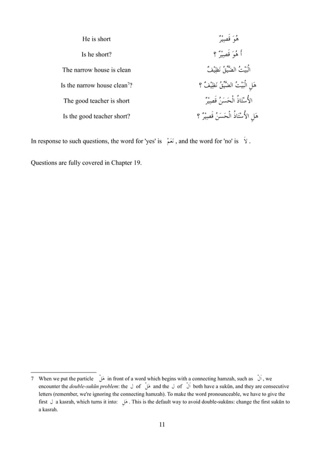 Basic arabic grammar | PDF