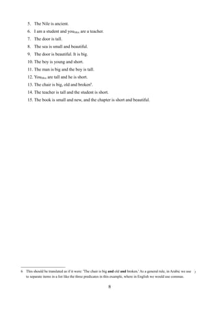 Basic arabic grammar | PDF