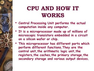 Basicarchitecturememory | PPT