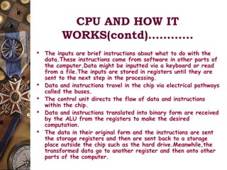 Basicarchitecturememory | PPT