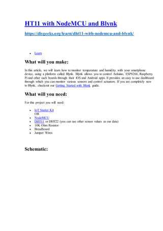 Basic arduino sketch example | PDF