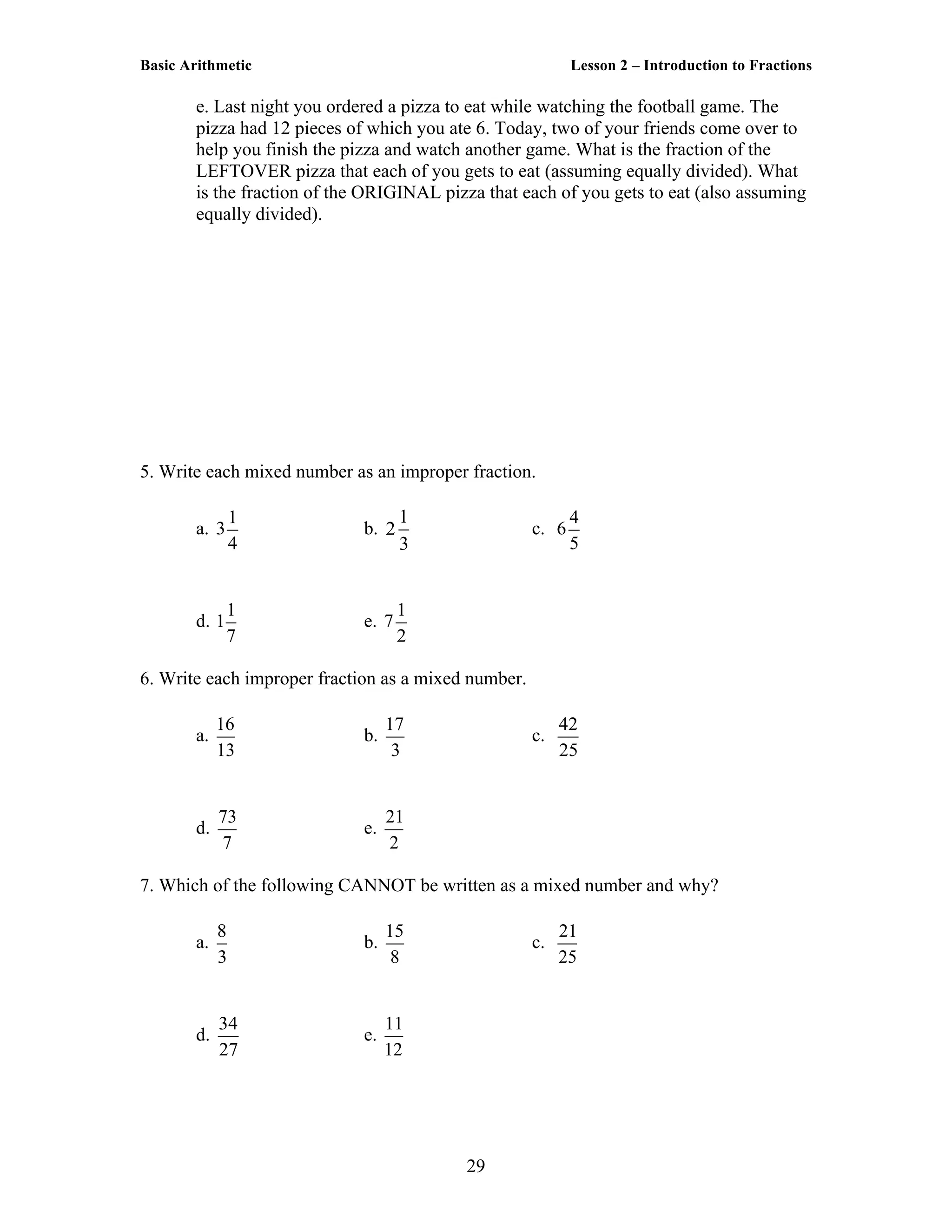 Basic arithmetic | PDF