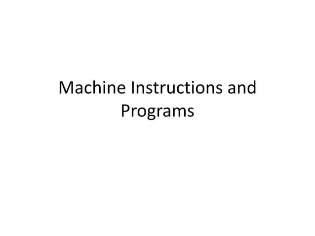 Basic arithmetic, instruction execution and program | PDF