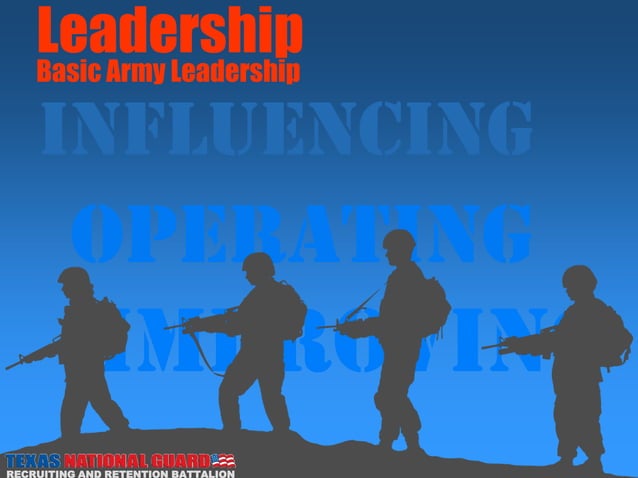 Basic army leadership | PDF