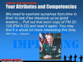 Basic army leadership | PDF