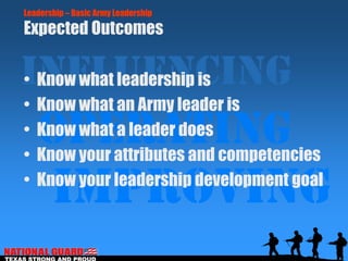 Basic army leadership | PDF