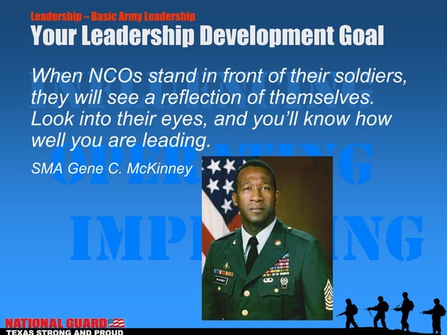 Basic army leadership | PDF