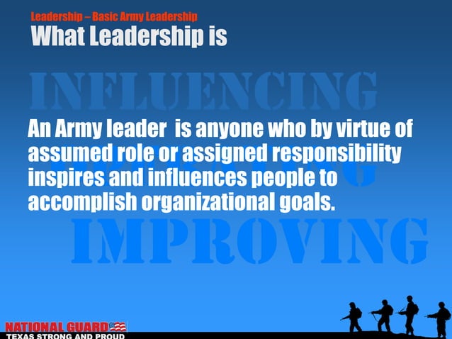 Basic army leadership | PDF