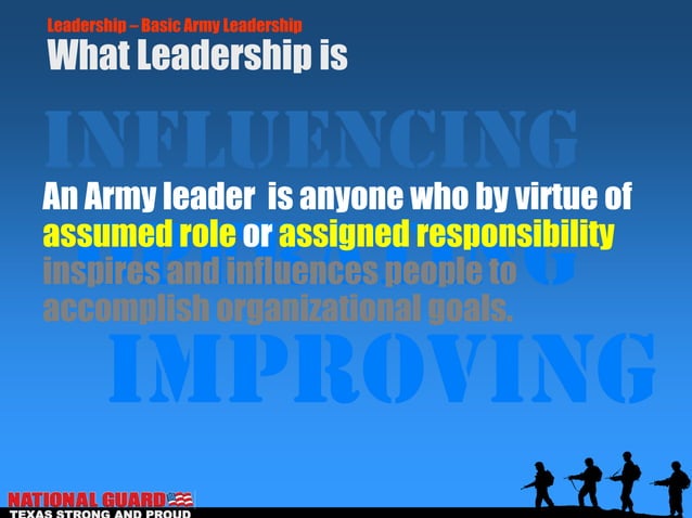 Basic army leadership | PDF