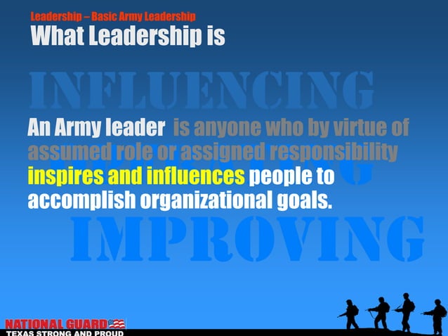 Basic army leadership | PDF
