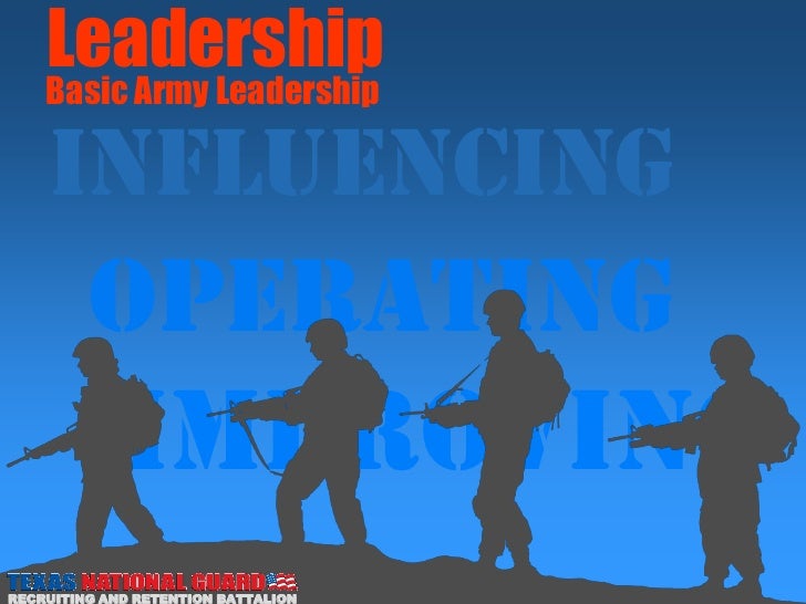 Basic Army Leadership Basic Army Leadership