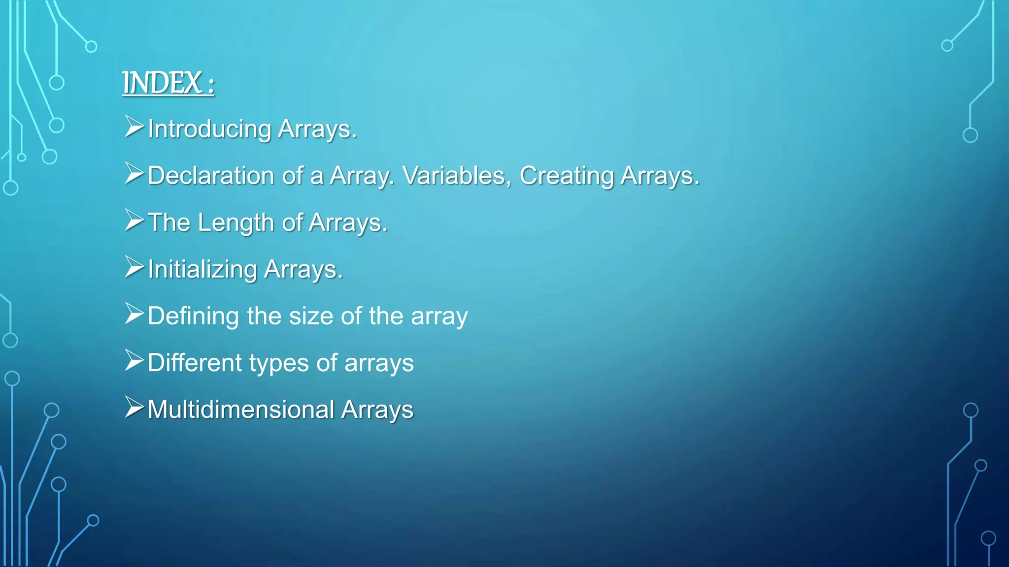 Basic Array In C Programming Ppt 0727