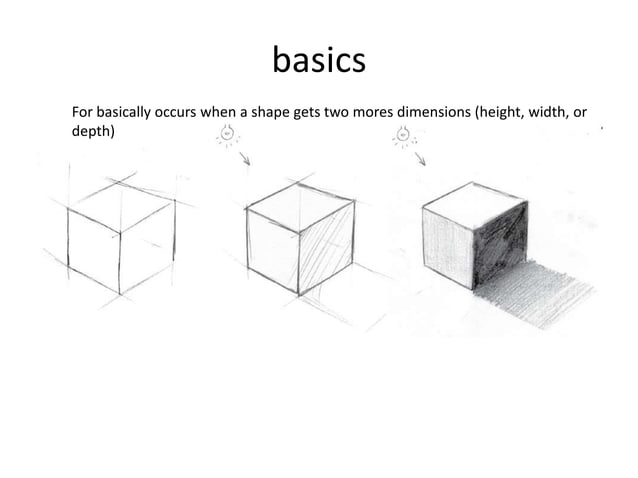 Basic art lesson shape and form | PPTX