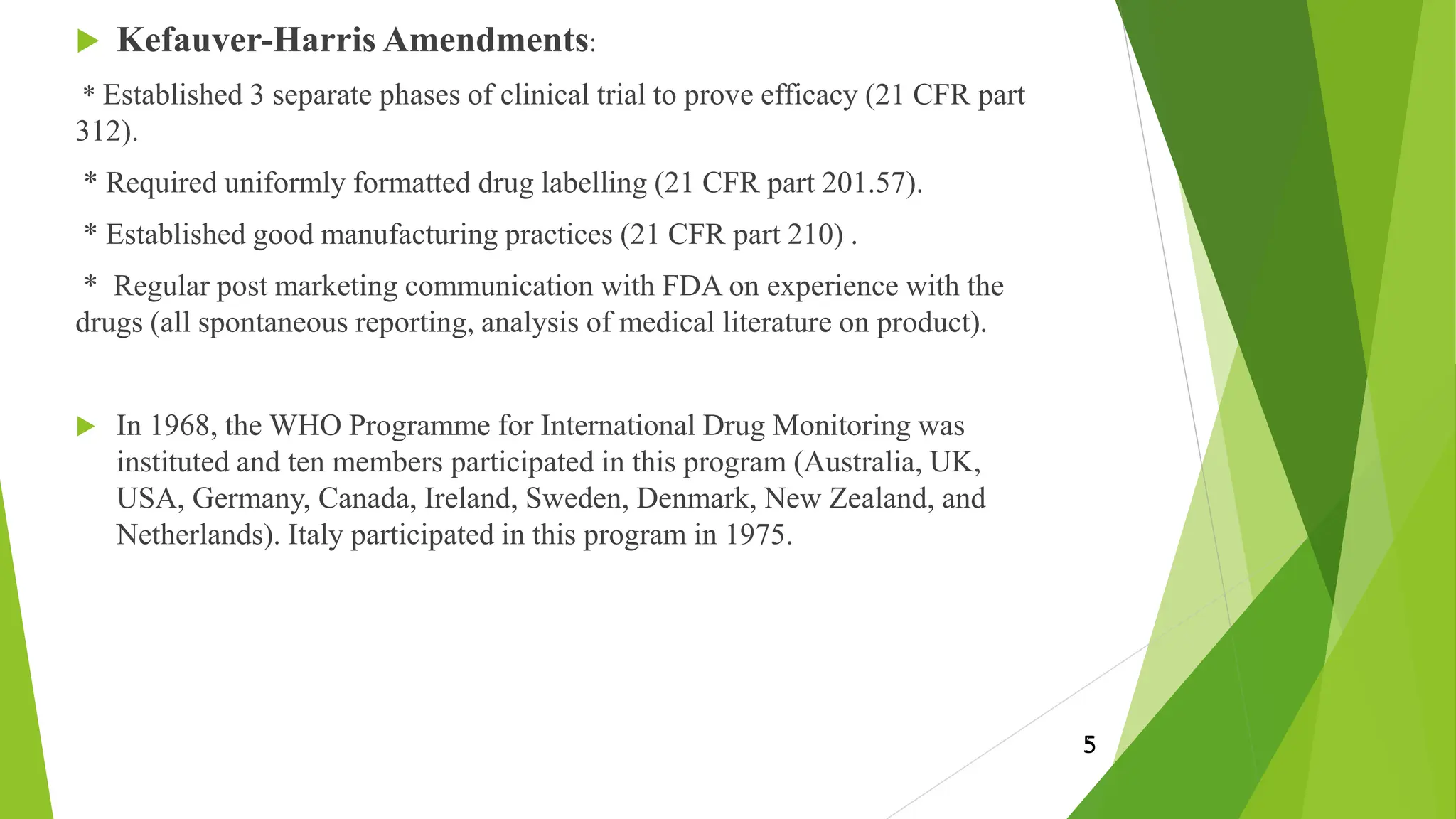 Basic aspects of Pharmacovigilance (Clinical Research ...