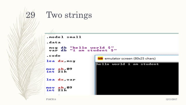 Basic assembly programing language | PPT