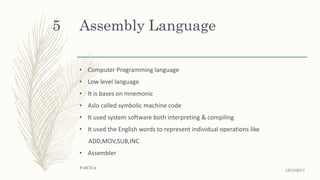 Basic assembly programing language | PPT