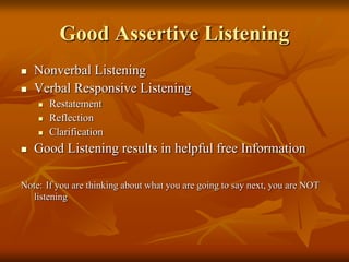 Basic assertive communication | PPT