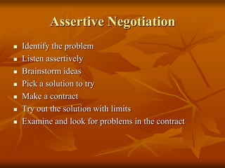 Basic assertive communication | PPT