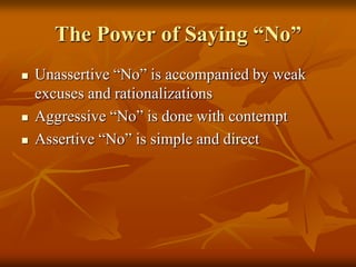 Basic assertive communication | PPT