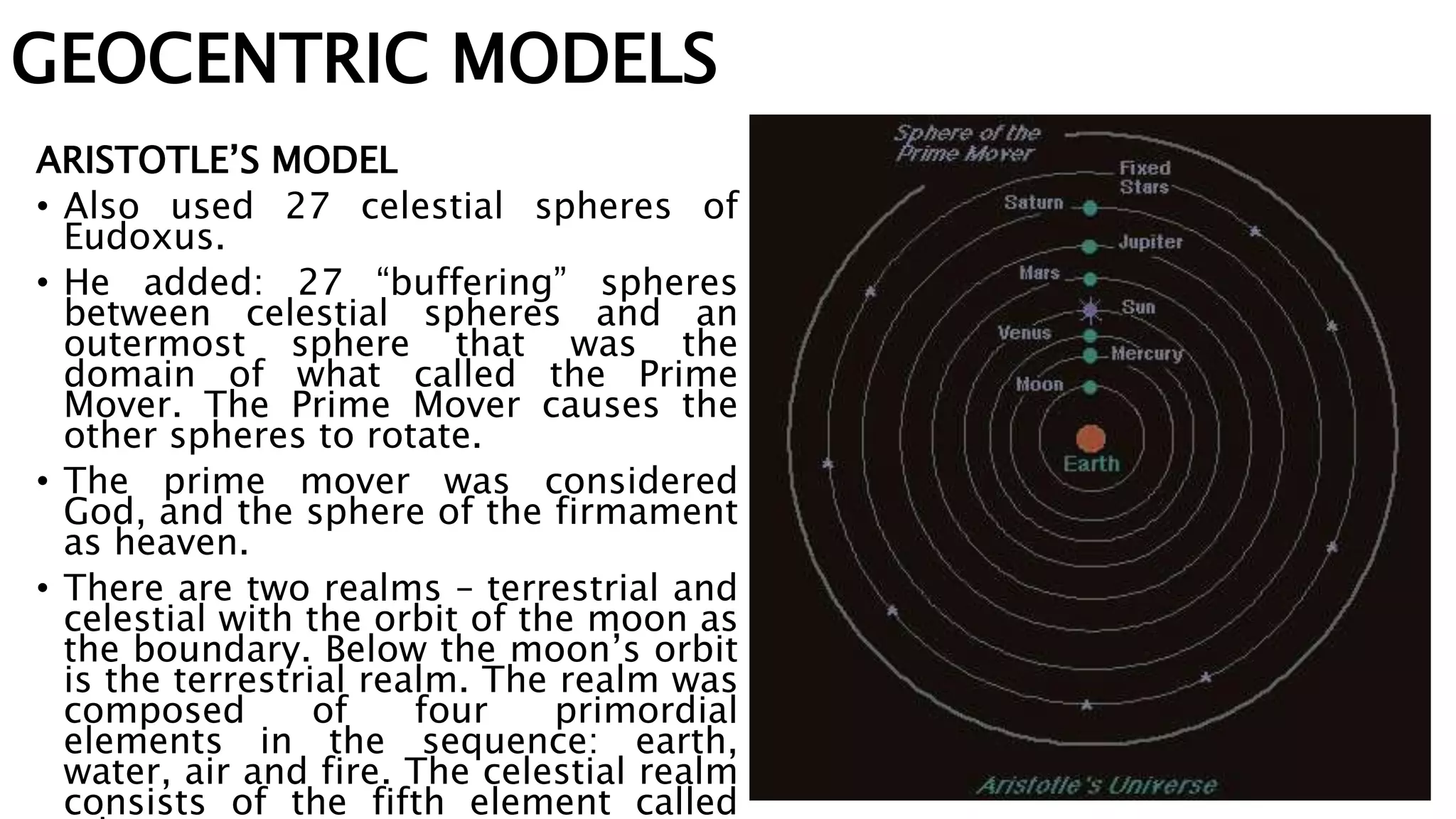 Motions of the Sky, Models of the Universe and Kepler's Laws of ...