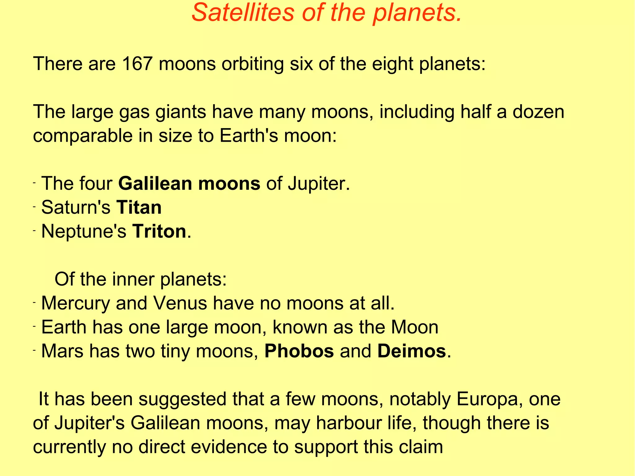 Basic astronomy | PPT