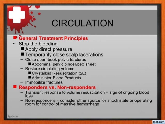 BASIC ATLS principle, management and therapy.pptx | First Aid | Injuries