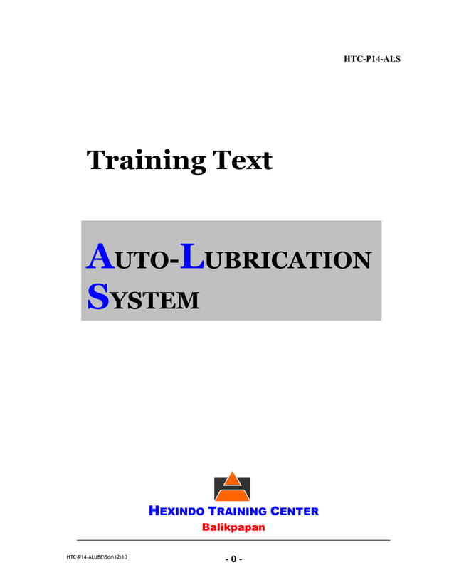Basic autolube system | PDF
