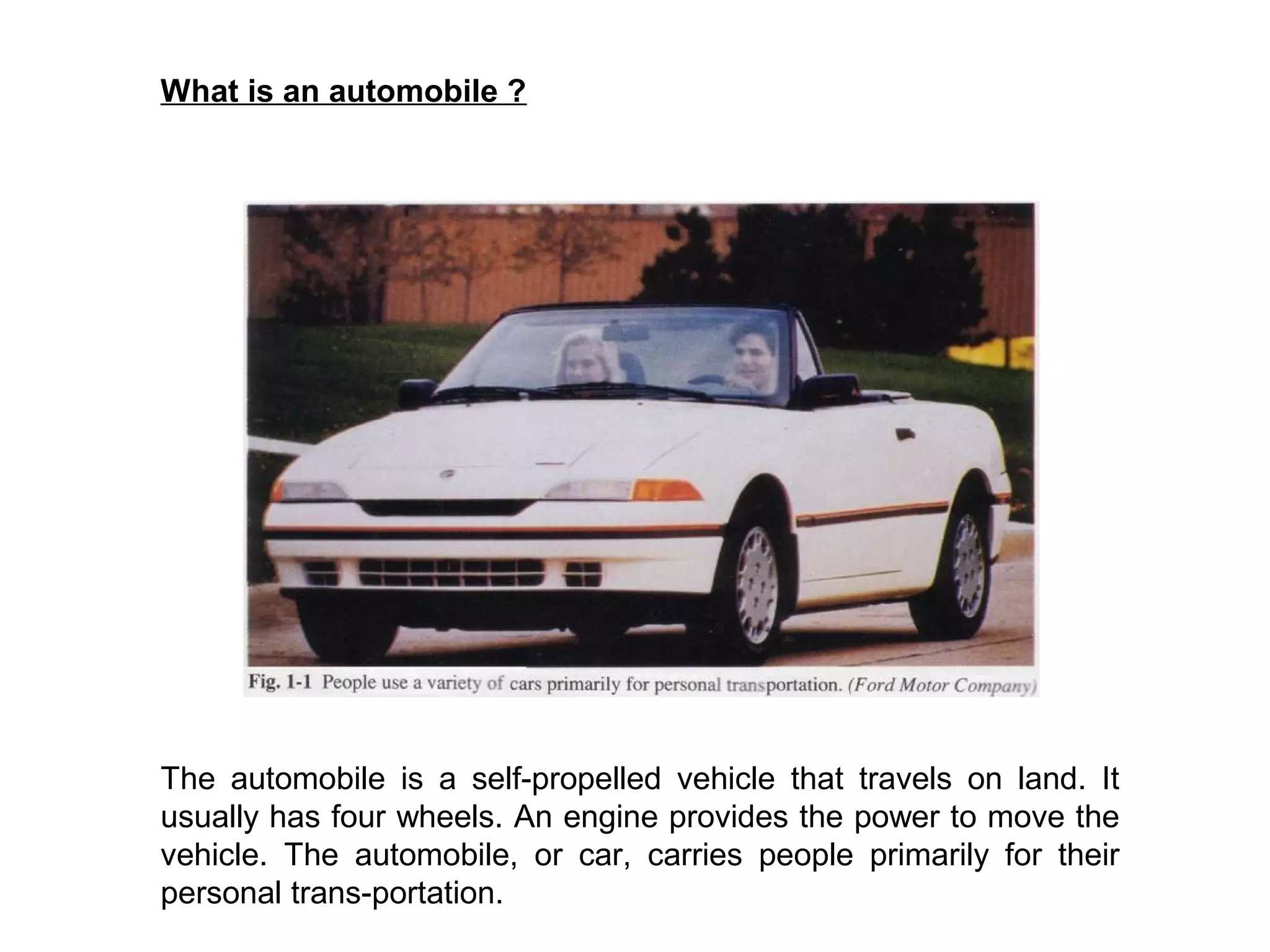 Basic automobiles | PPT