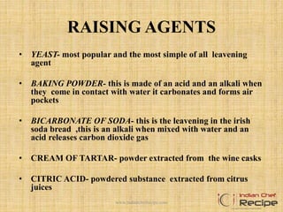 Basic bakery and pastry commodities | PPTX