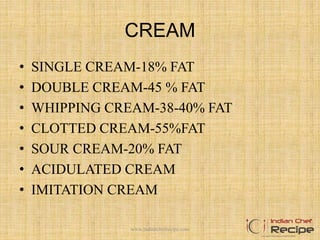 Basic bakery and pastry commodities | PPTX