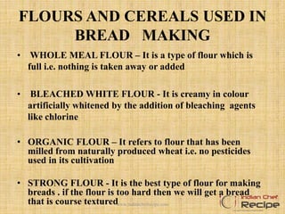 Basic bakery and pastry commodities | PPTX